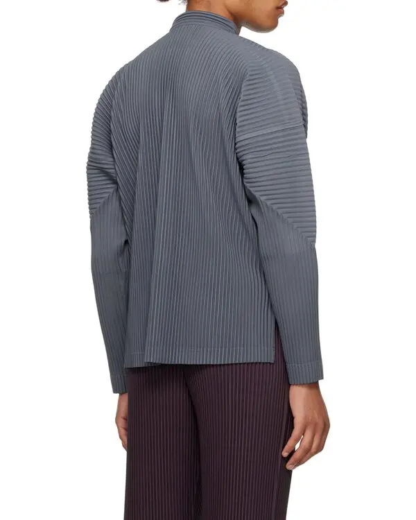 Issey Miyake Long-sleeved Pleated Shirt
