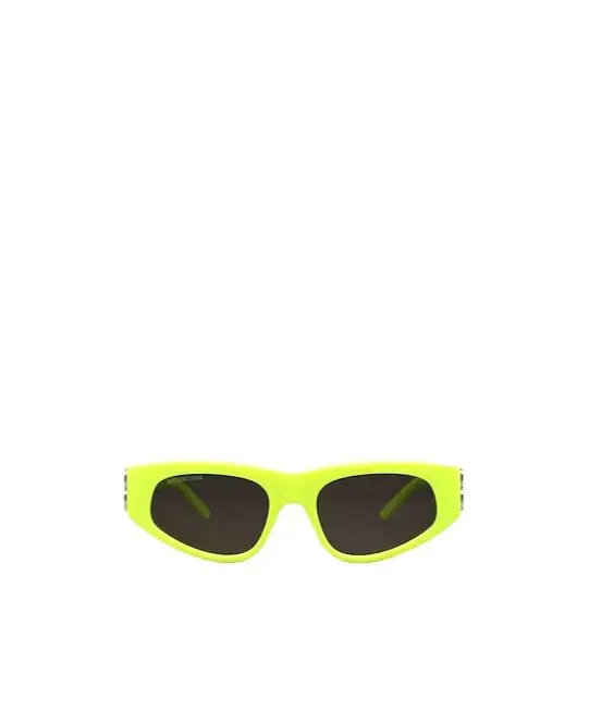 Balenciaga Wrap Style Sunglasses - Green
