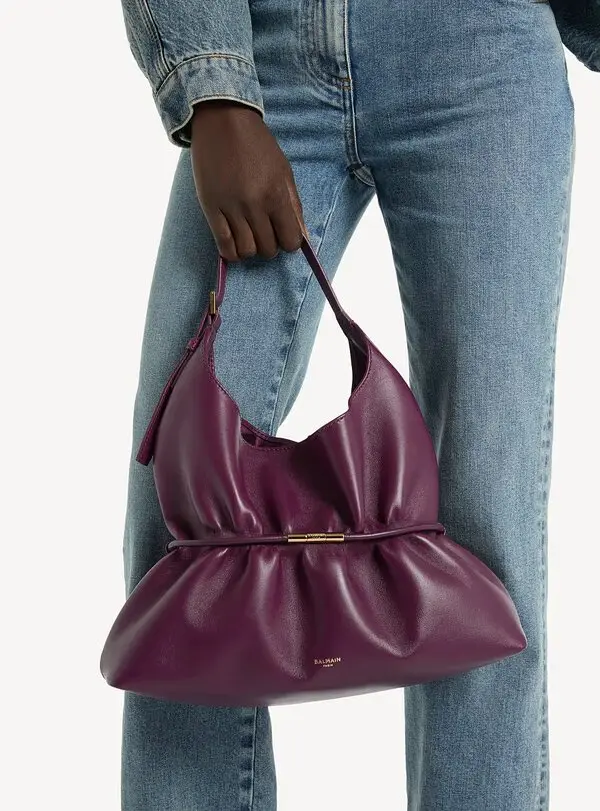 Balmain Sphynx Medium Bag In Smooth Leather