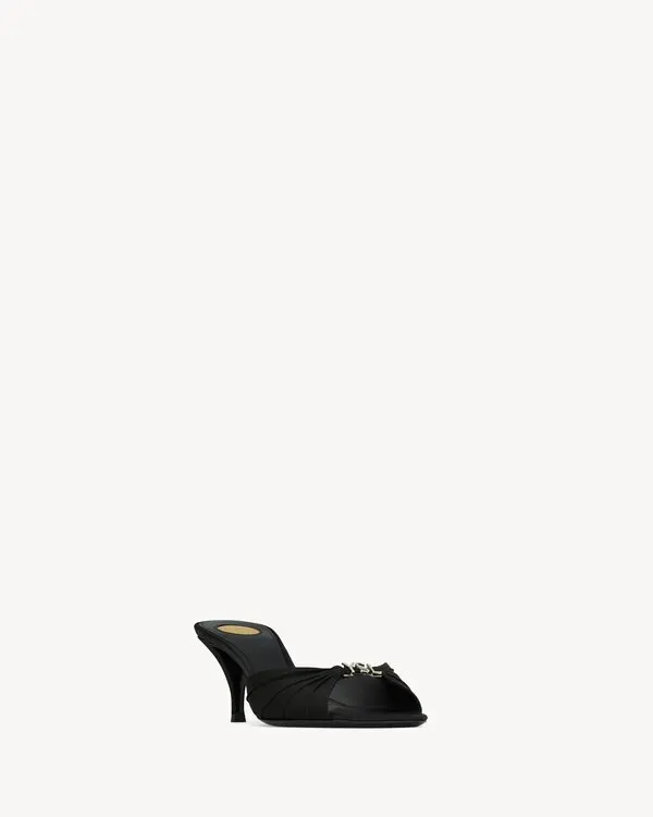 Saint Laurent Jerry Logo Embellished Mules