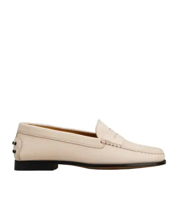 TOD'S Round-toe Loafers With Monogram Patchwork