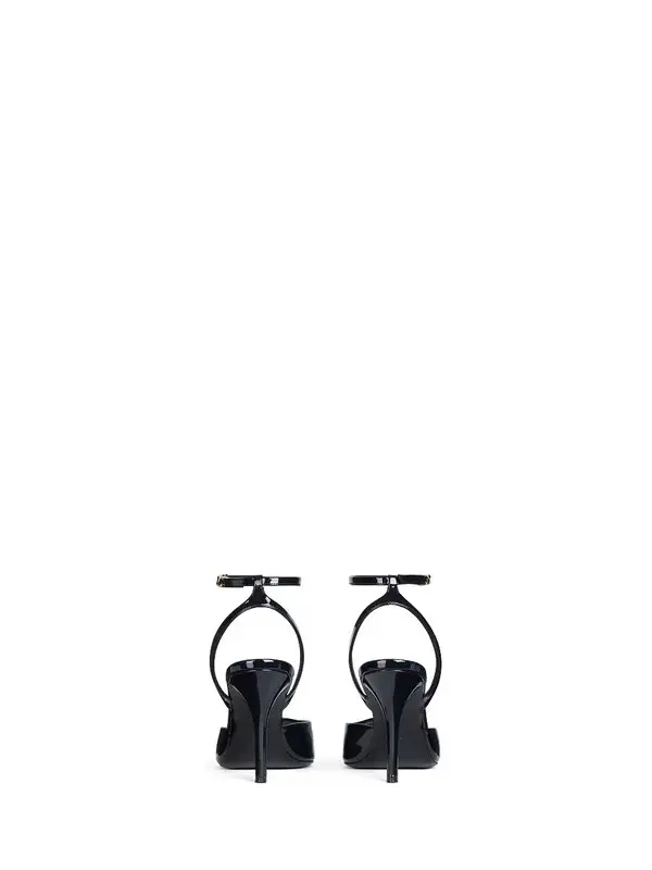 Balmain Patent Leather Strappy Stiletto Pumps