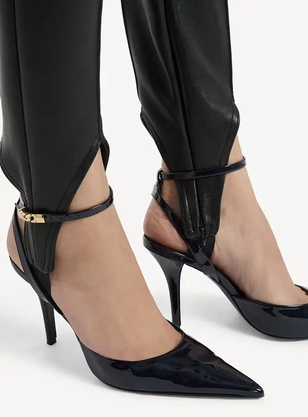 Balmain Patent Leather Strappy Stiletto Pumps