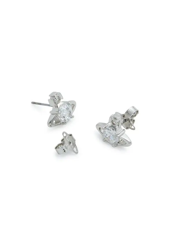VIVIENNE WESTWOOD Reina Crystal Orb Stud Earrings
