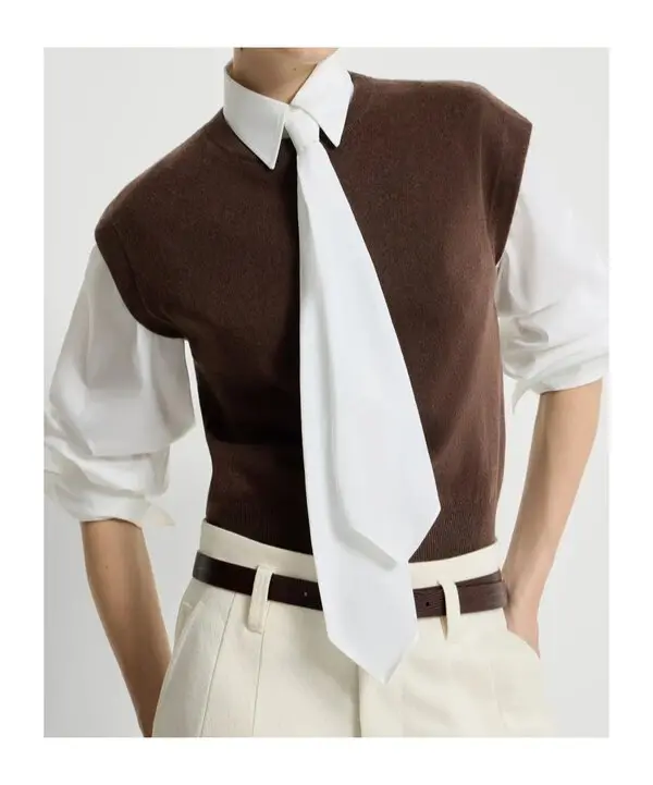 Brunello Cucinelli Cashmere Knit T-shirt With Monili