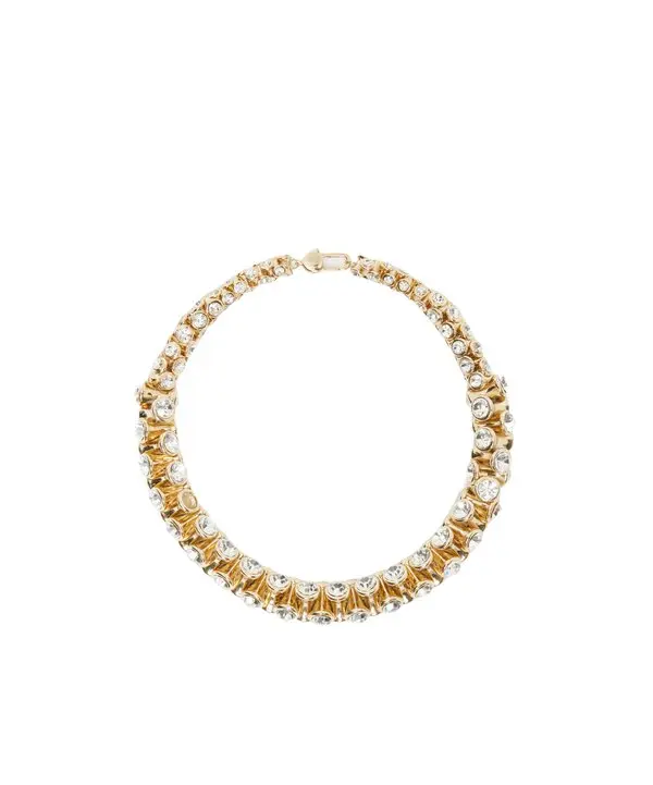 Max Mara Necklace With Crystals