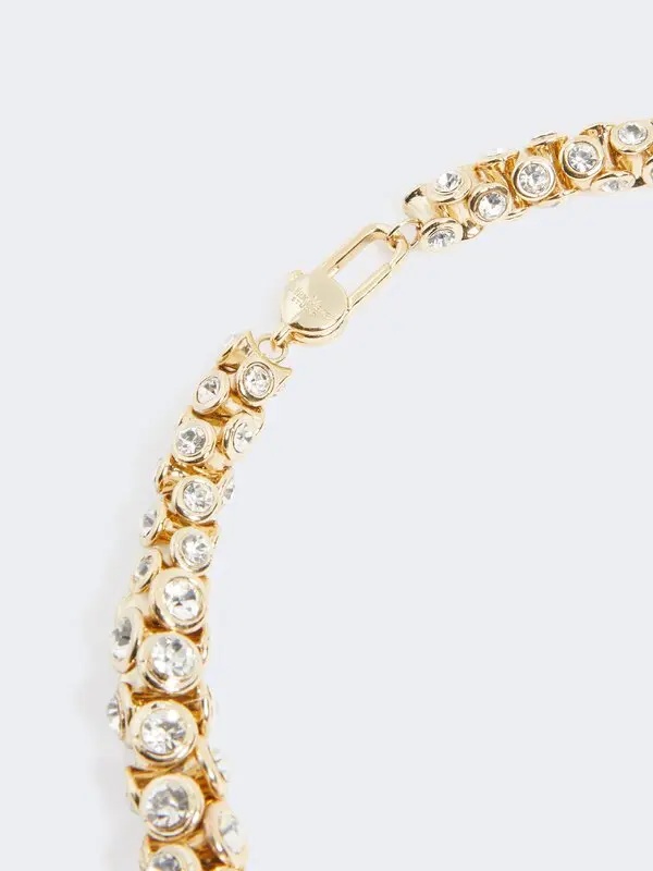 Max Mara Necklace With Crystals