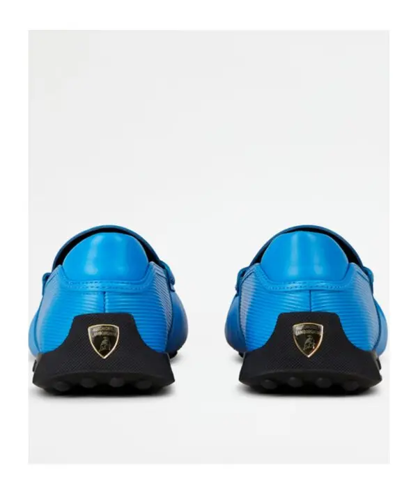 TOD'S Automobili Lamborghini Slip-on Leather Driving Shoes