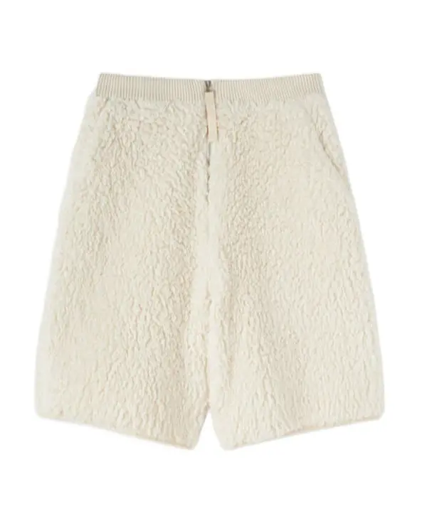 JIL SANDER Textured Fleece Shorts