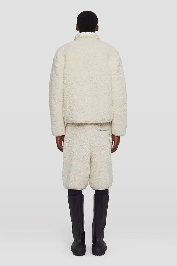 JIL SANDER Textured Fleece Shorts