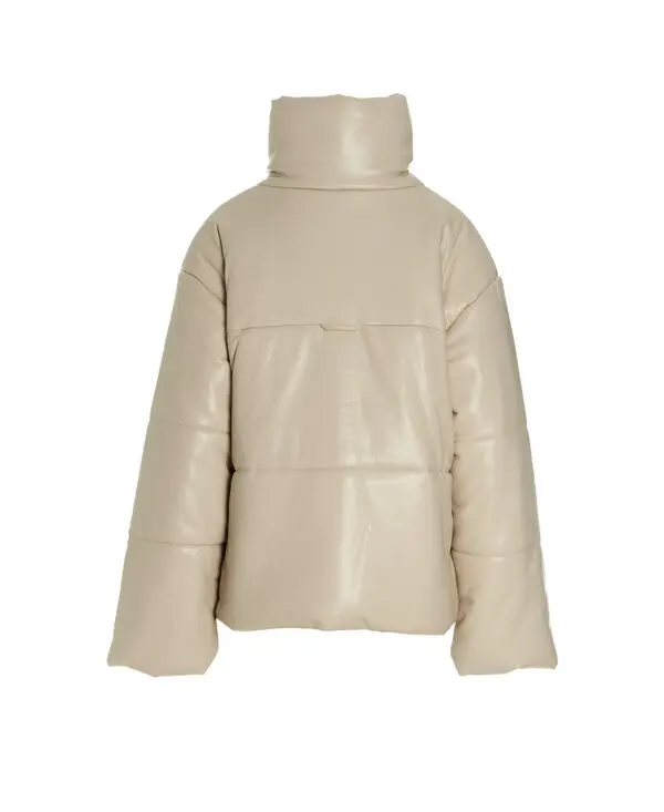 Nanushka High-neck Puffer Jacket With Satin Lining