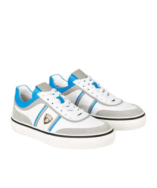 TOD'S Automobili Lamborghini Panelled Lace-up Leather Sneakers