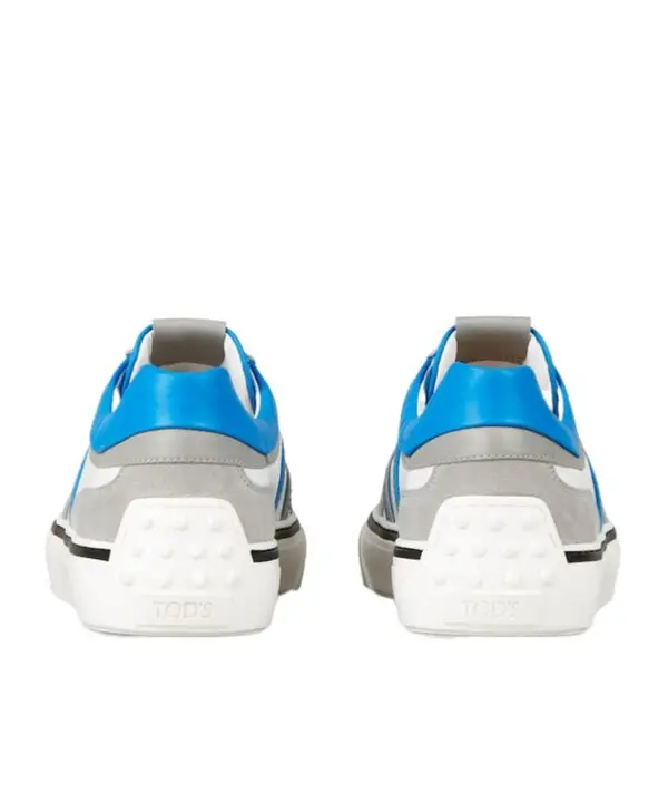 TOD'S Automobili Lamborghini Panelled Lace-up Leather Sneakers