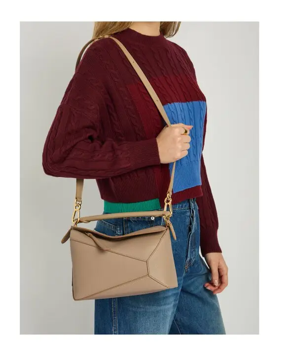 Loewe Puzzle Edge Small Leather Shoulder Bag