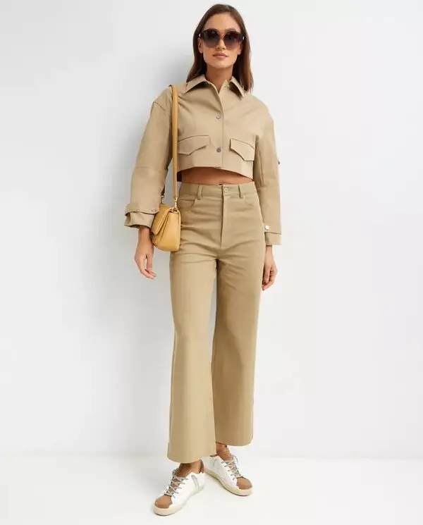Nanushka Josine Twill Cotton Trousers
