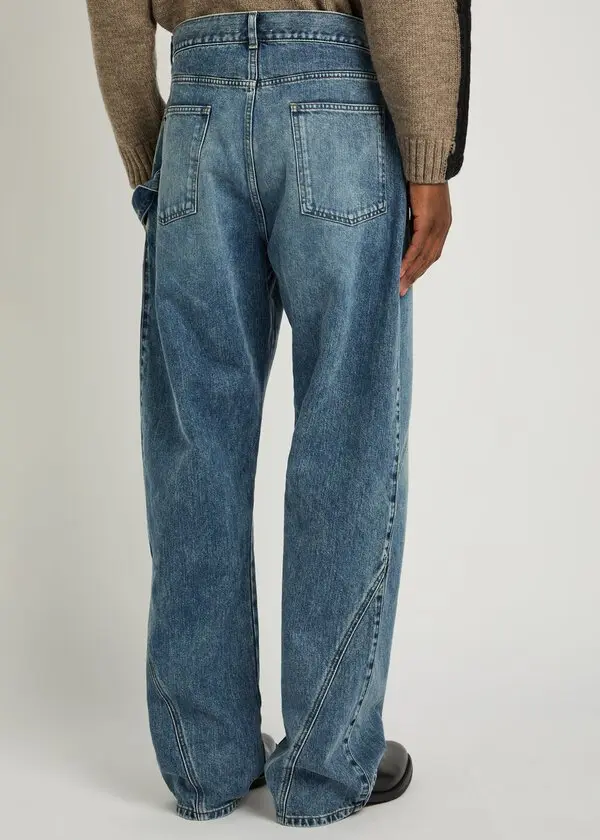 J.W.ANDERSON Twisted Workwear Straight-leg Jeans