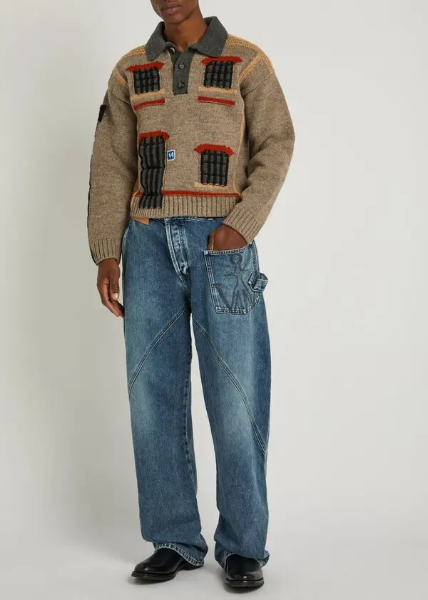 J.W.ANDERSON Twisted Workwear Straight-leg Jeans