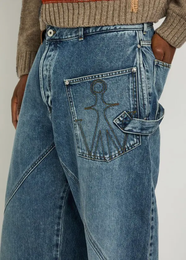 J.W.ANDERSON Twisted Workwear Straight-leg Jeans