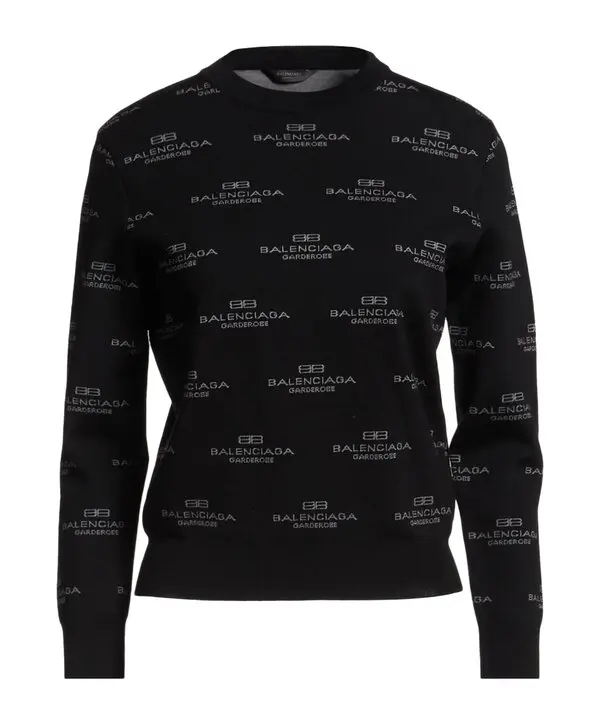 Balenciaga Logo-print Crewneck Jumper
