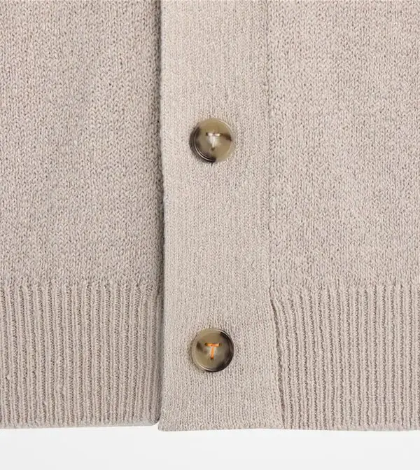 TOD'S Long-sleeved V-neck Cardigan