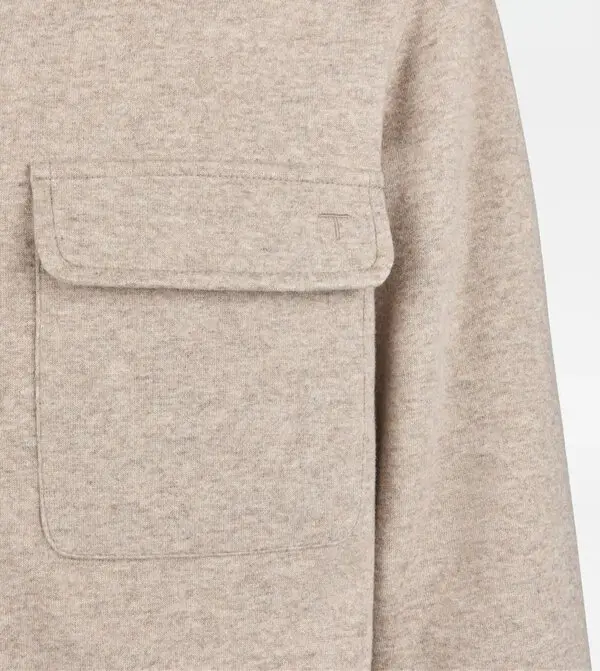 TOD'S Buttoned Flap-pocket Shirt Jacket