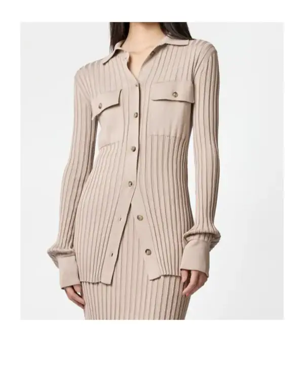 TOD'S Ribbed Chest-pocket Cardigan