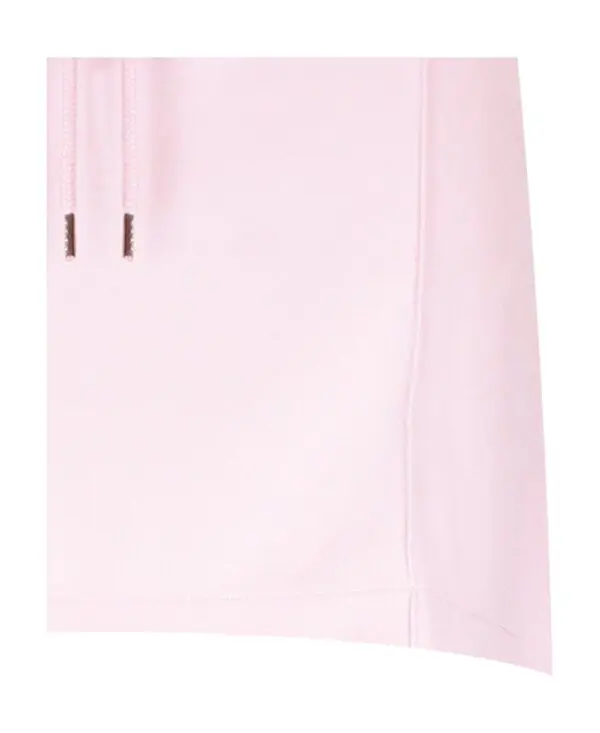 COURREGES Courrèges Ribbed Mini Skirt With Drawstring Waist - Pink