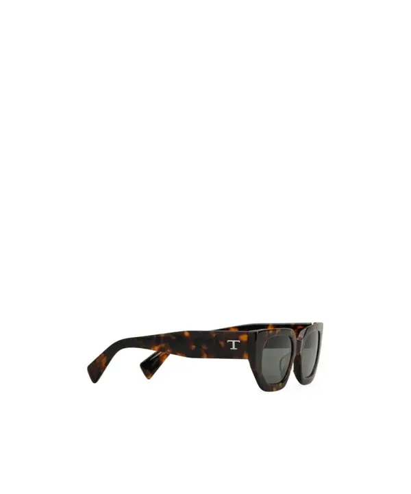 TOD'S Geometric Acetate Sunglasses With T Timeless Logo