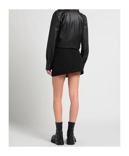 Balenciaga Mini Skirt With Single-button Zipper