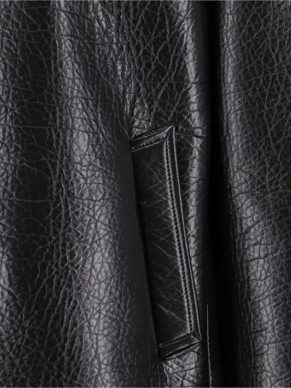 Prada Long Sleeve Leather Jacket