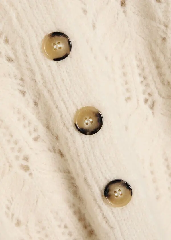 Isabel Marant Étoile Maxine Openwork Alpaca-blend Cardigan
