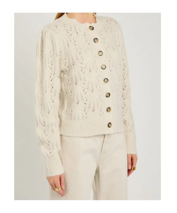 Isabel Marant Étoile Maxine Openwork Alpaca-blend Cardigan