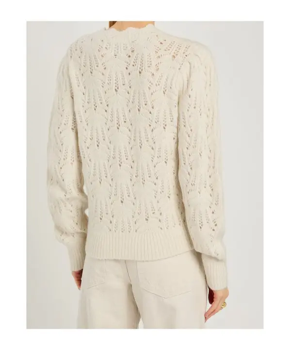 Isabel Marant Étoile Maxine Openwork Alpaca-blend Cardigan