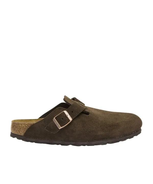 BIRKENSTOCK Boston Suede Clogs