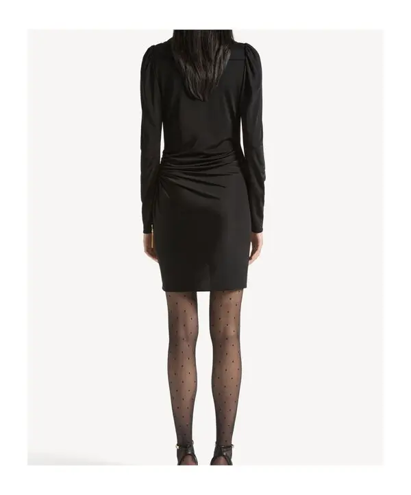 Balmain Draped Jersey Mini Dress