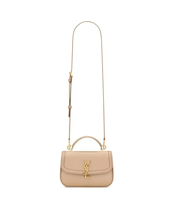 Saint Laurent Solferino Mini Top Handle Bag - Light Beige