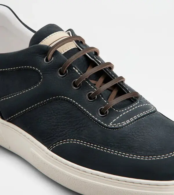 TOD'S Round Toe Lace-up Sneakers