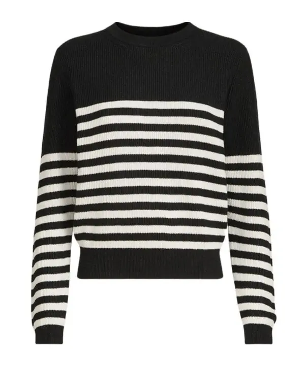 Brunello Cucinelli Ribbed Striped Long Sleeve Knitwear
