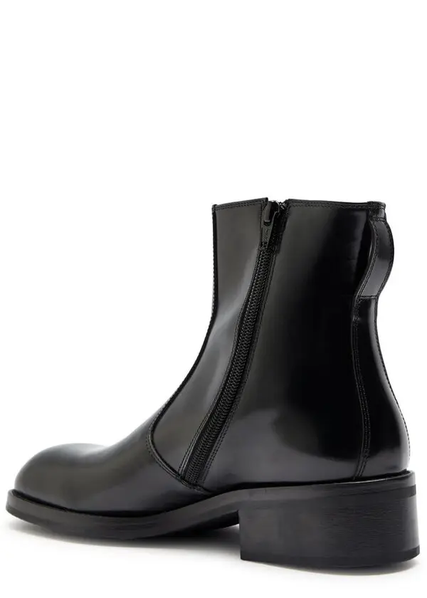 LEMAIRE Patent Leather Chelsea Boots