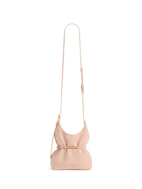 Balmain Suede Sphynx Mini Bag - Pink