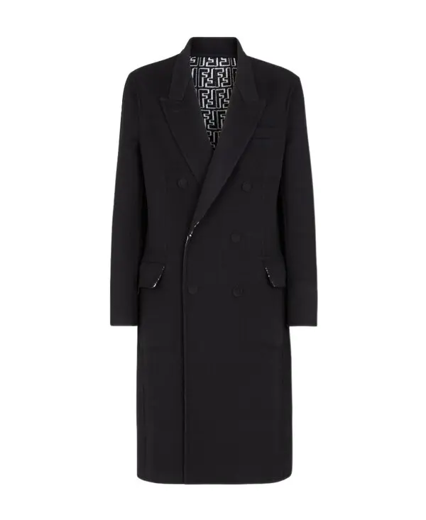 Fendi Reversible Monogram Double-breasted Coat