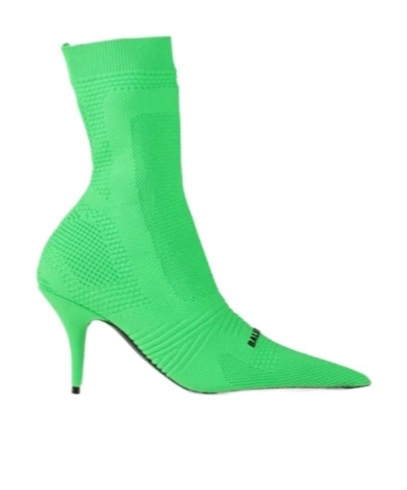 Balenciaga Pointed Toe Stiletto Heel Ankle Boots