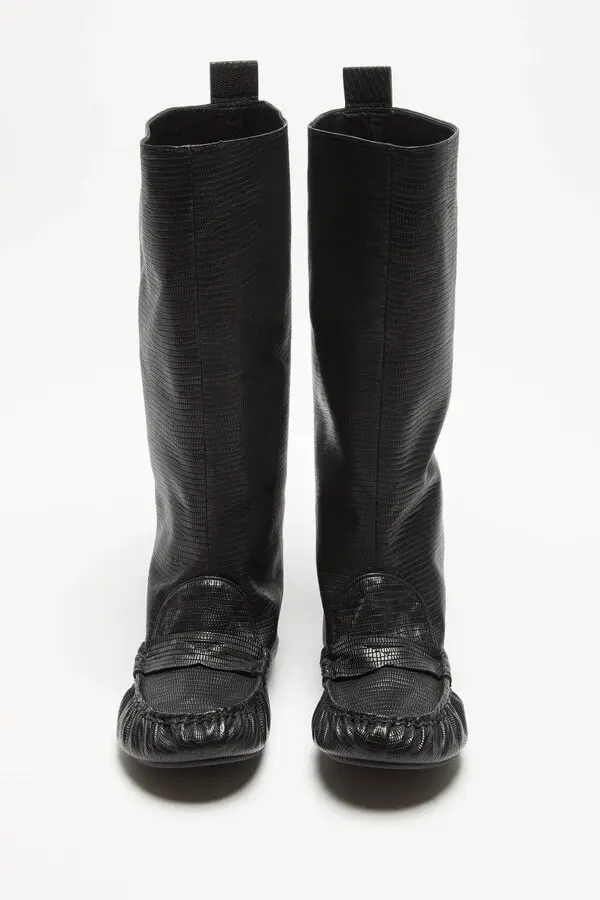 Acne Studios Slouch Moccasin Knee-high Boots