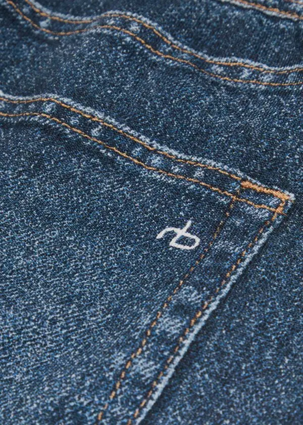 Rag & Bone Miramar Jeans-print Terry Trousers
