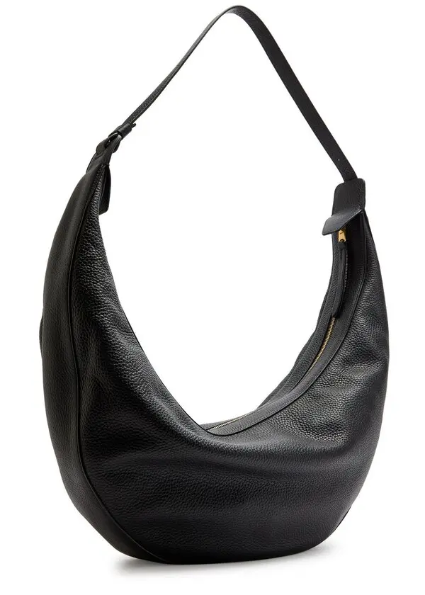 Khaite Augustina Grained Leather Shoulder Bag