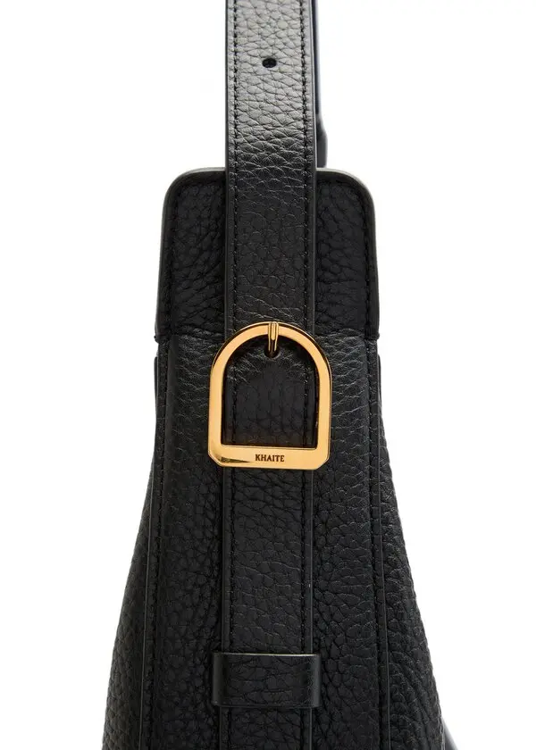 Khaite Augustina Grained Leather Shoulder Bag