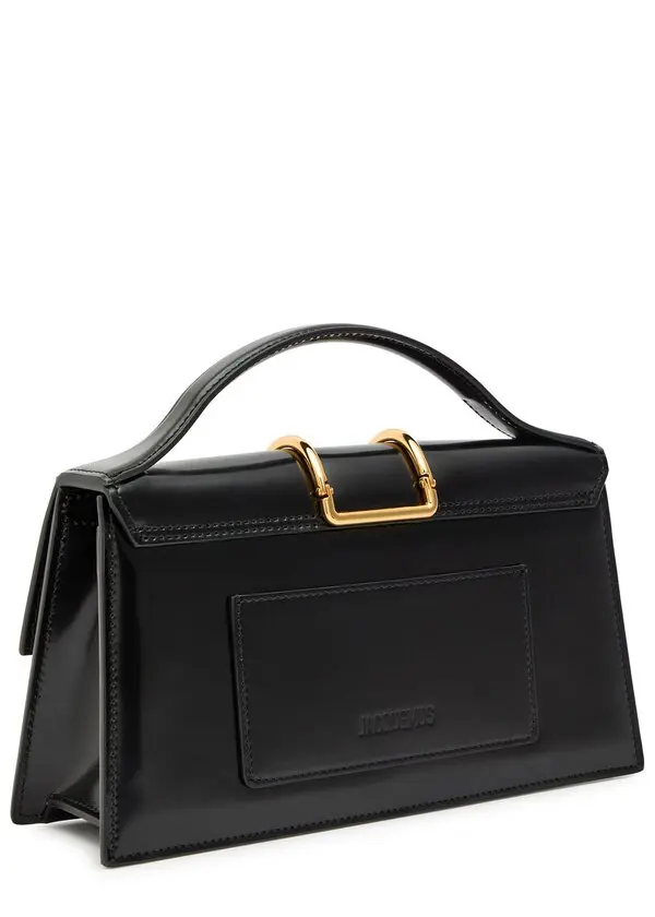 Jacquemus Le Grand Bambino Glossed Leather Top Handle Bag