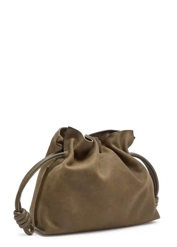 Loewe Drawstring Clutch - Brown
