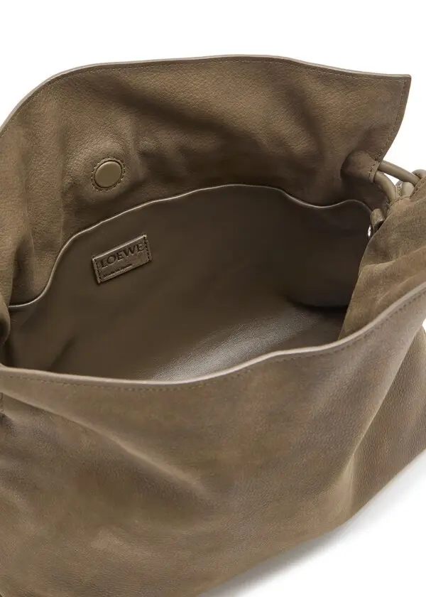 Loewe Drawstring Clutch - Brown