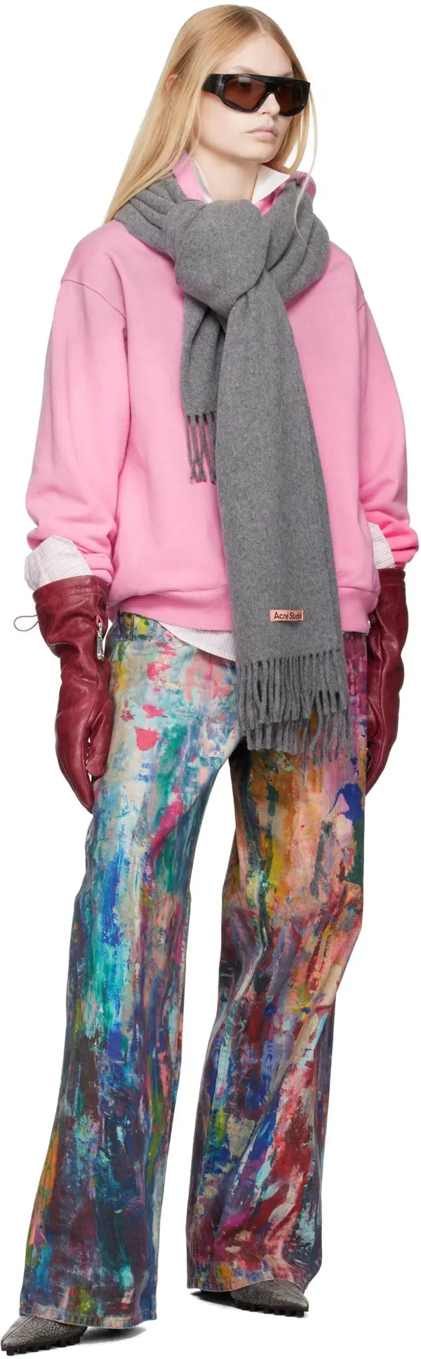 Acne Studios Logo Patch Scarf
